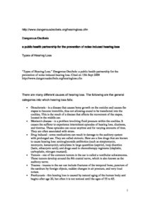 Dangerous Decibels types of hearing loss stats - US Version | Sound Therapy