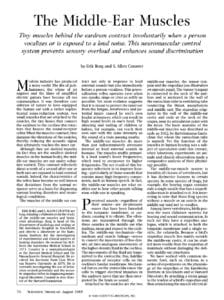 The middle-ear muscles - US Version | Sound Therapy